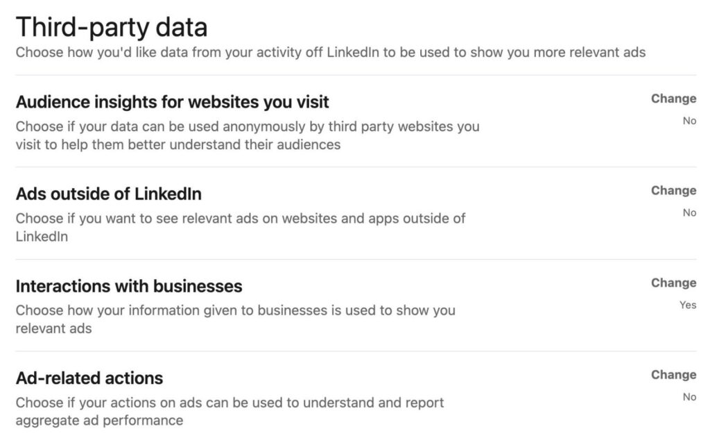 10 ajustes para asegurar tu privacidad en LinkedIn en 2021