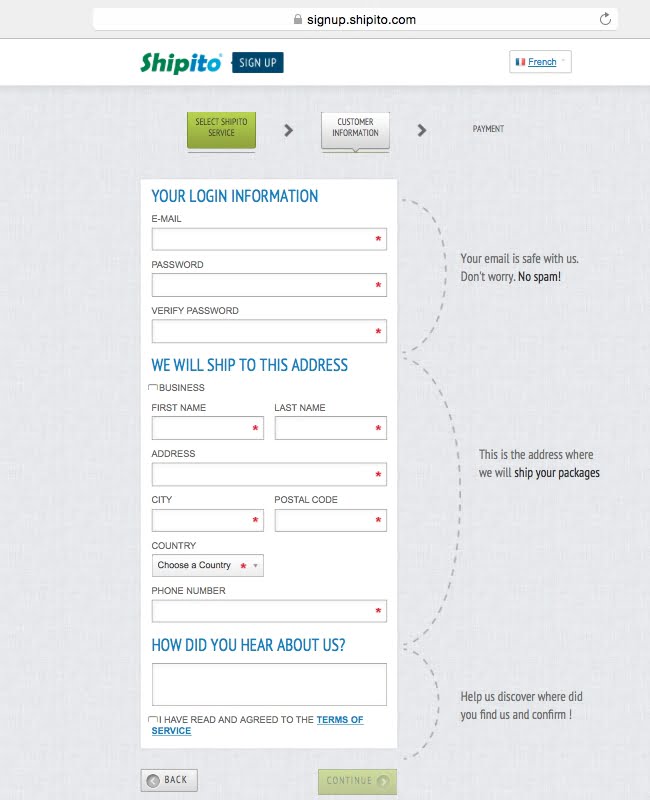 Commander aux USA avec Shipito (réexpédition)